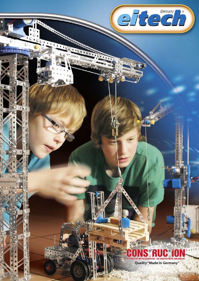 Grue de chantier télécommandée - Kit en métal Eitech 00035